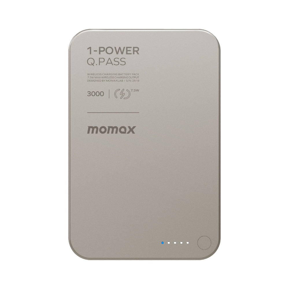 1-Power Q.Pass 3000mAh 磁吸流動電源 (CCC 認證)
