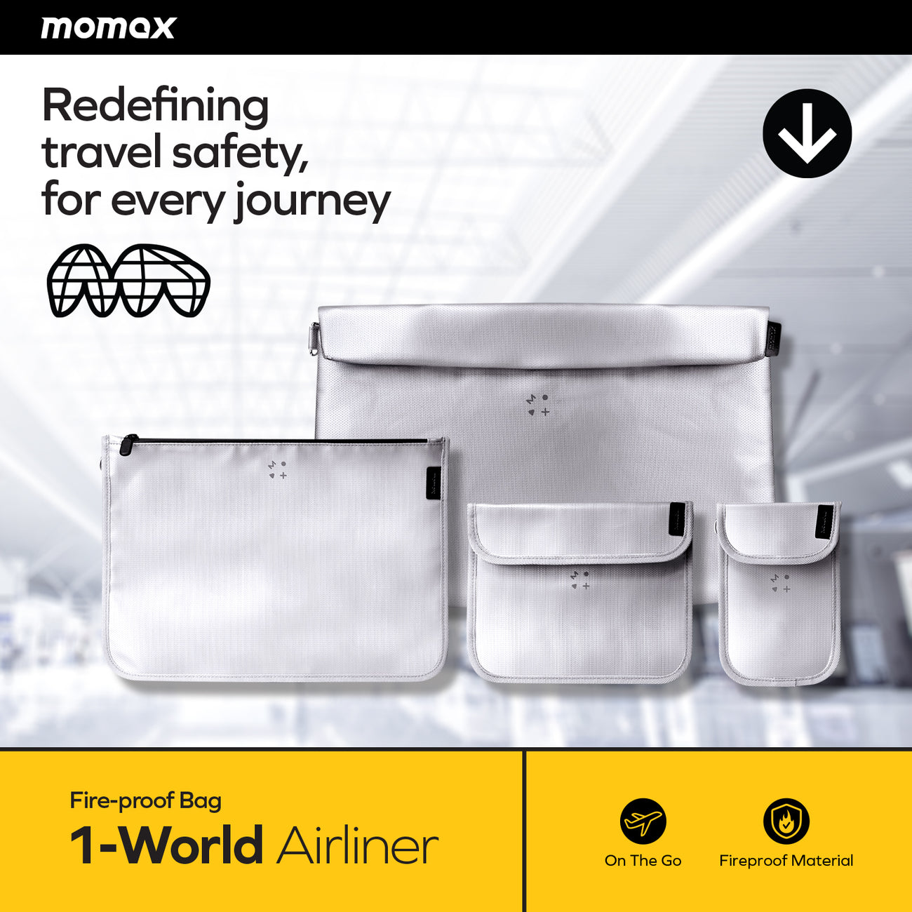 1-World Airliner Fire-Proof Bag