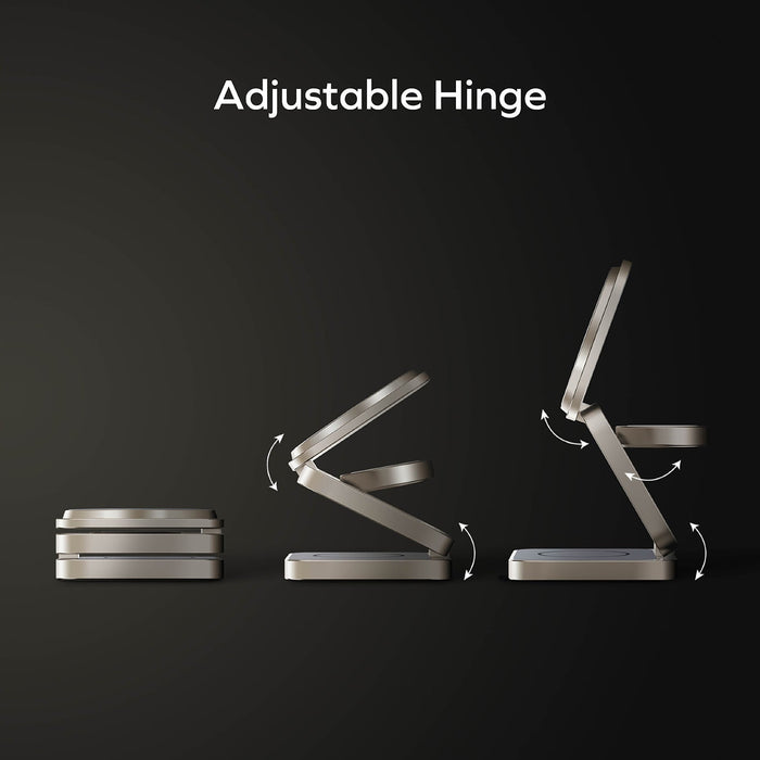 Q2.Mag Go 25W Qi2 三合一磁吸無線充電支架