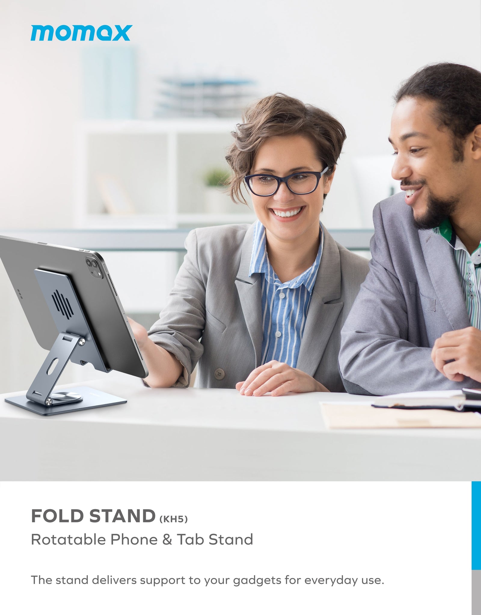 Fold Stand 旋轉手機/平板多用途支架 | MOMAX 官方網上商店
