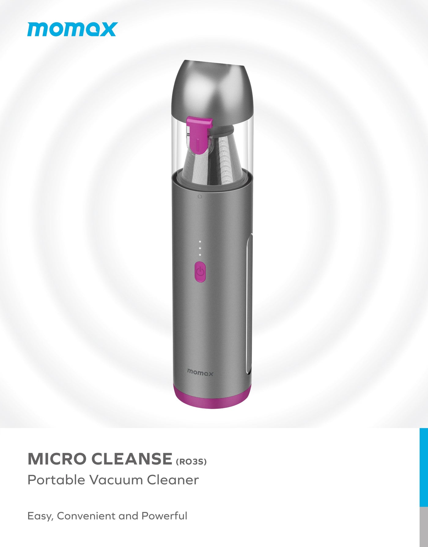 Momax Micro Cleanse Portable Mini Vacuum Cleaner | MOMAX Official Website